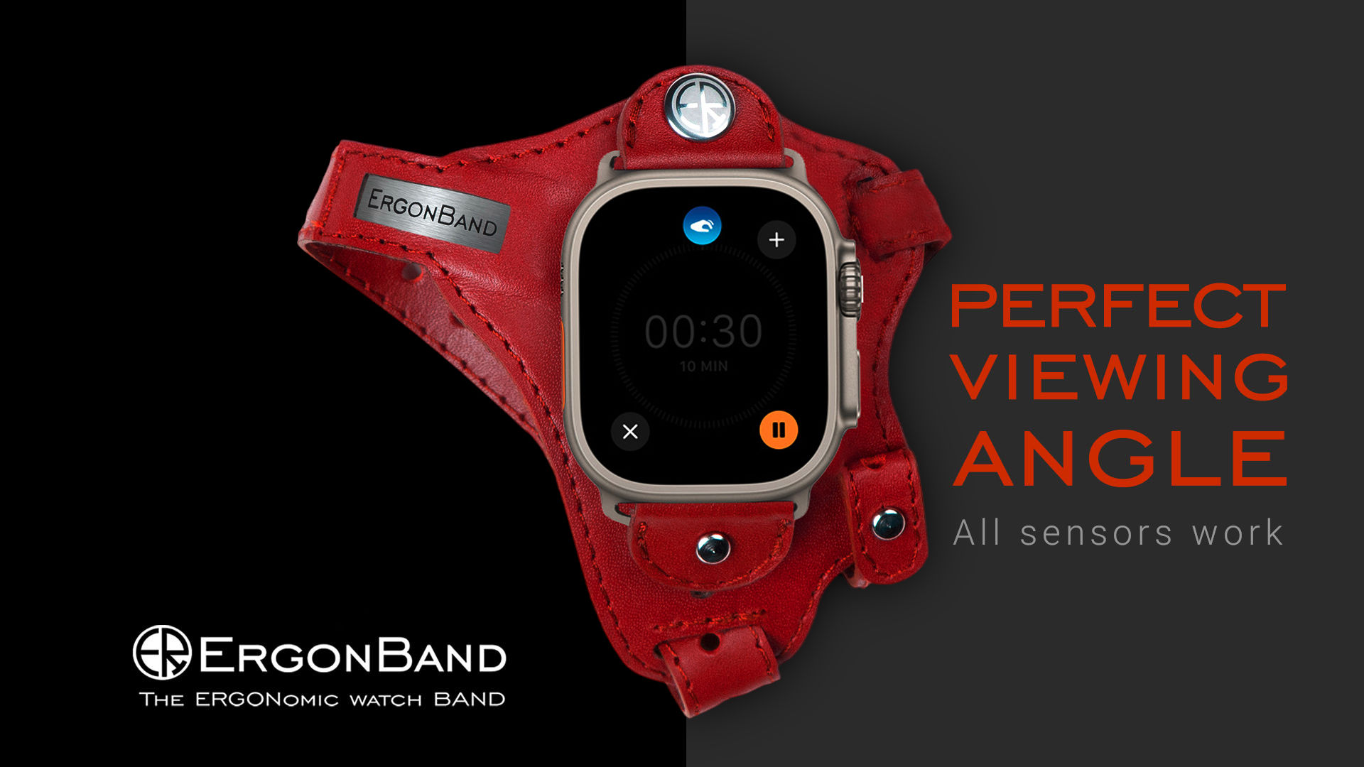 ErgonBand for Samsung watch - Ergonomic , leather watch band